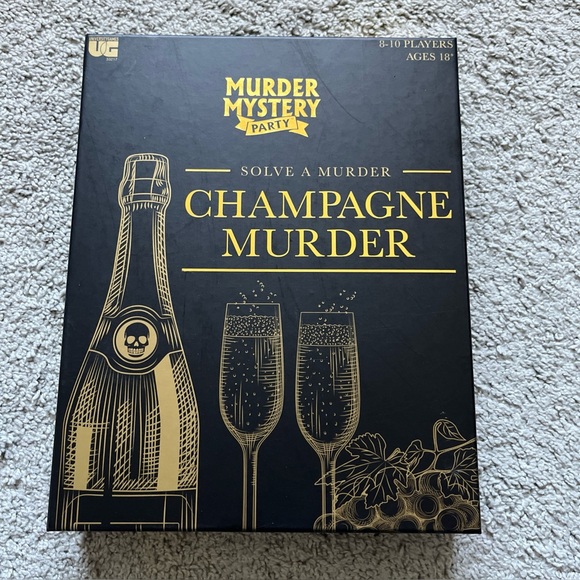 University Games | Games | Murder Mystery Party Champagne Murder ...